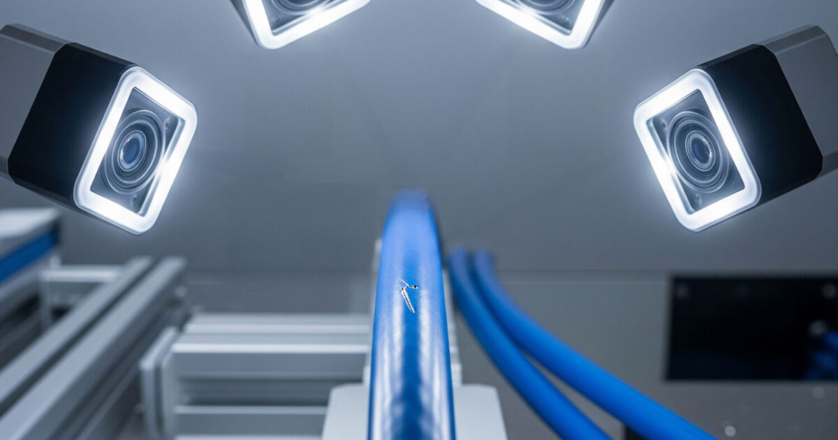 Cable and Tube Inspection | 360° Quality Control with AIS REV 360 Cables