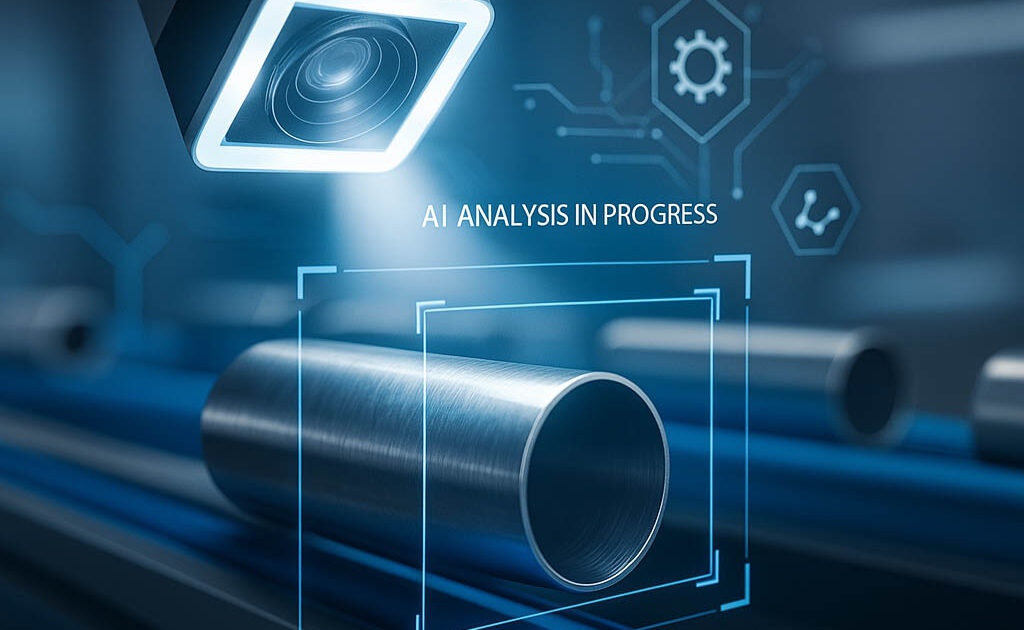 Title: Tube quality control with machine vision
